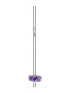 vitajuwel crystal straw | amethyst