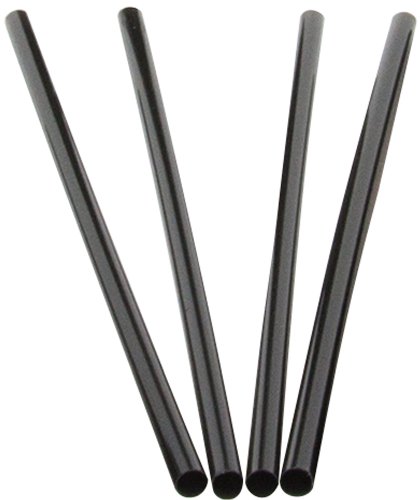 Cell-O-Core BS510L Unwrapped Jumbo Straw, 7-3/4" Length, Black (10 Packs of 250)