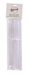 peachy kitchen acrylic straws, set of 6