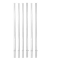 Peachy Kitchen Acrylic Straws, Set of 6