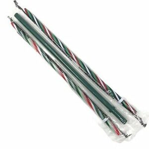 starbucks holiday 2020 set of three 2 candy cane 1 green reusable venti straws bundle