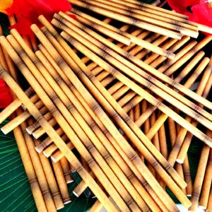 Bamboo Paper Straws, by Dondor (Bamboo (48 Piece))