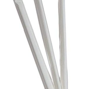 Eco Craft Stix 10.25 Wrapped Giant Plastic Straws. Pack of 600 Straws. Packed 2 Boxes of 300 Straws Each for a Total of 600 Straws. Milkshake Straws.