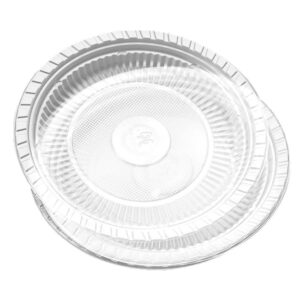 yaosheng 100pcs disposable plastic table ​plate for party supplies,holiday,easter,cake.