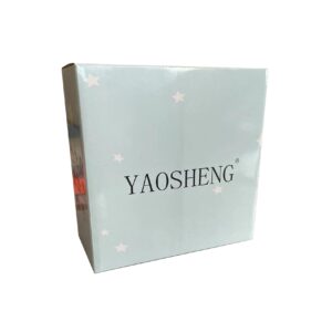 YAOSHENG 100PCS Disposable plastic table ​plate for Party Supplies,Holiday,Easter,Cake.