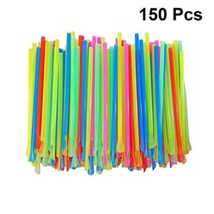 UPKOCH Smoothie Straws Bubble Tea Straws 300pcs Spoon Straws Flexible Drinking Straws, Straws, Extra Flexible Party Fancy Straws Smoothie Straws Bubble Tea Straws