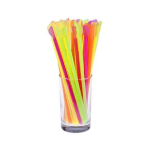 UPKOCH Smoothie Straws Bubble Tea Straws 300pcs Spoon Straws Flexible Drinking Straws, Straws, Extra Flexible Party Fancy Straws Smoothie Straws Bubble Tea Straws