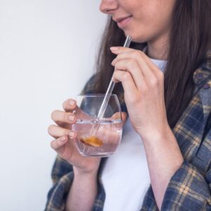 VitaJuwel Crystal Straw | Carnelian