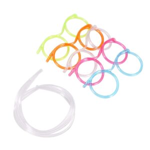 10pcs kids straws straw glasses kids eyeglasses straws straw eyeglasses party drinking straw kids drinking straw automatic child