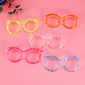 10pcs Kids Straws Straw Glasses Kids Eyeglasses Straws Straw Eyeglasses Party Drinking Straw Kids Drinking Straw Automatic Child