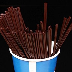 Wowlife 5.9 inch/6.8inch Disposable Two-place Sucker Straws Stirrer Coffee Drinking Straws