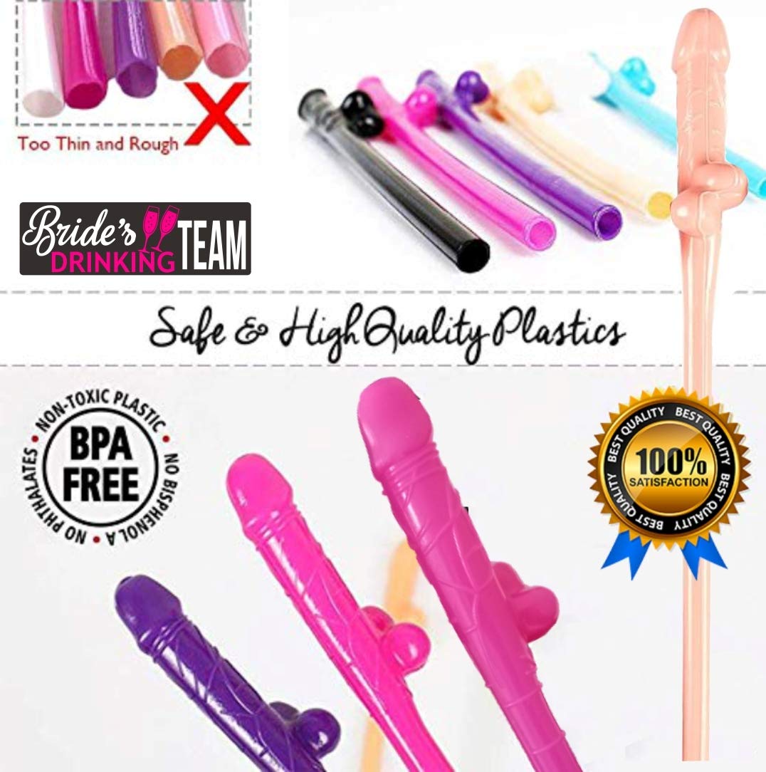 Bachelorette Party Straws Naughty