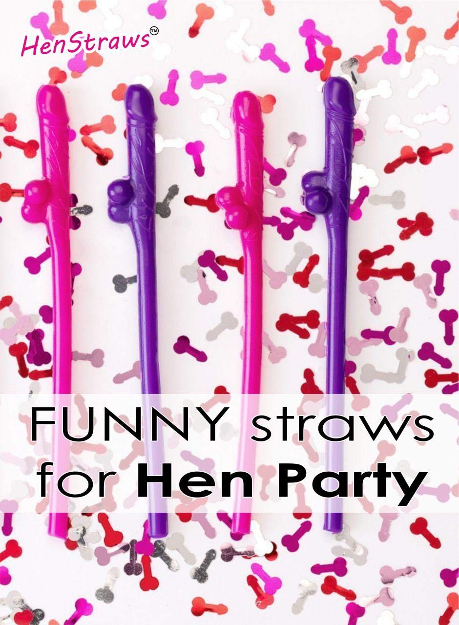 Bachelorette Party Straws Naughty