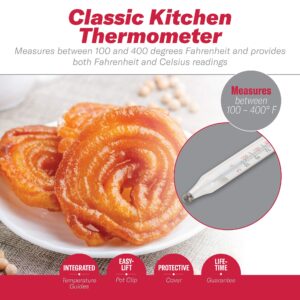 GoodCook Classic Candy / Deep Fry Thermometer, red