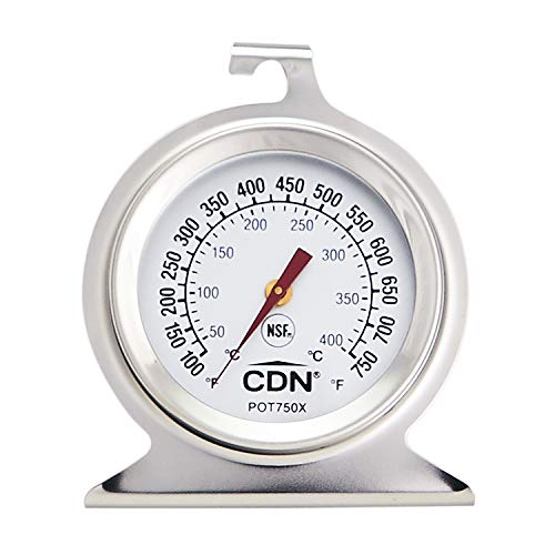 CDN POT750X ProcAccurate High Heat Oven Thermometer,Silver