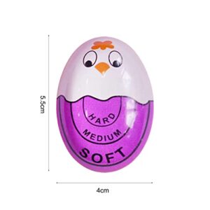 Kitchen Timer Practical Reminder Color Changing Egg Timer Purple