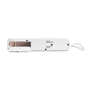 CDN TA20 Audio Visual Refrigerator Freezer Alarm White, 8"