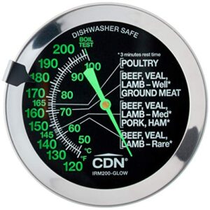 CDN ProAccurate Oven Thermometer, Pack of 1, Black