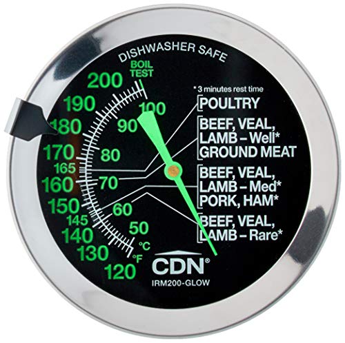 CDN ProAccurate Oven Thermometer, Pack of 1, Black