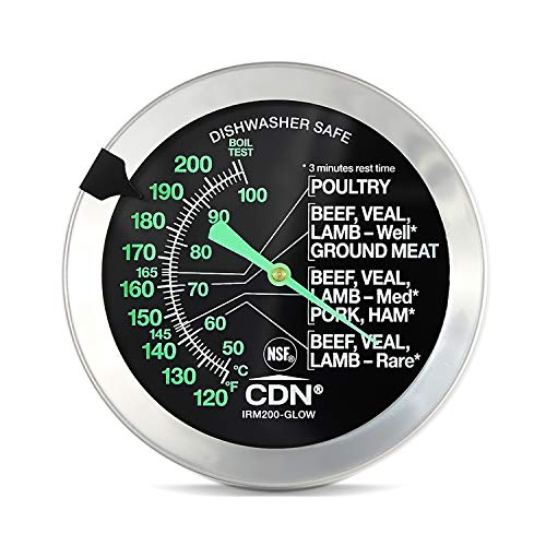 CDN ProAccurate Oven Thermometer, Pack of 1, Black