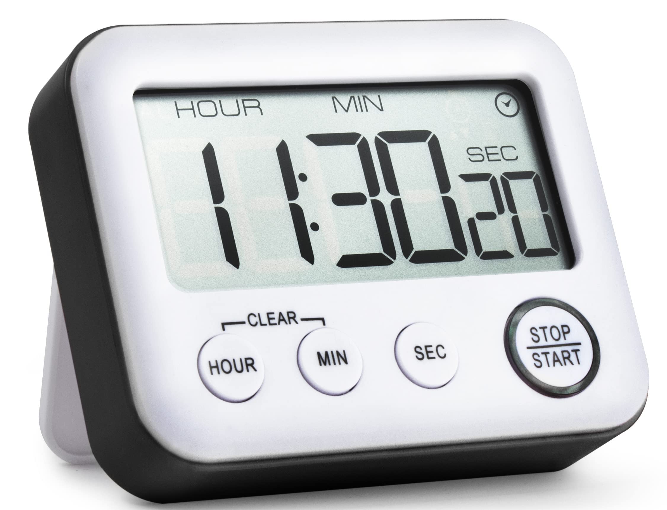 Multi-Function Timer,Count Down + Alarm Clock (Black)