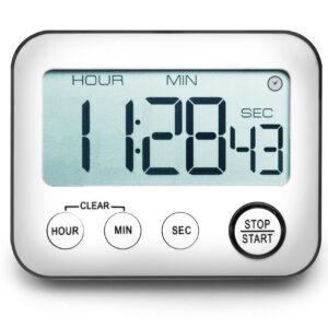 Multi-Function Timer,Count Down + Alarm Clock (Black)