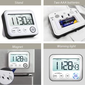 Multi-Function Timer,Count Down + Alarm Clock (Black)