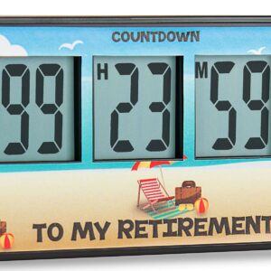 Retirement Timer up to 999 Days, Countdown and Alarm by Cirbic (Retirement)