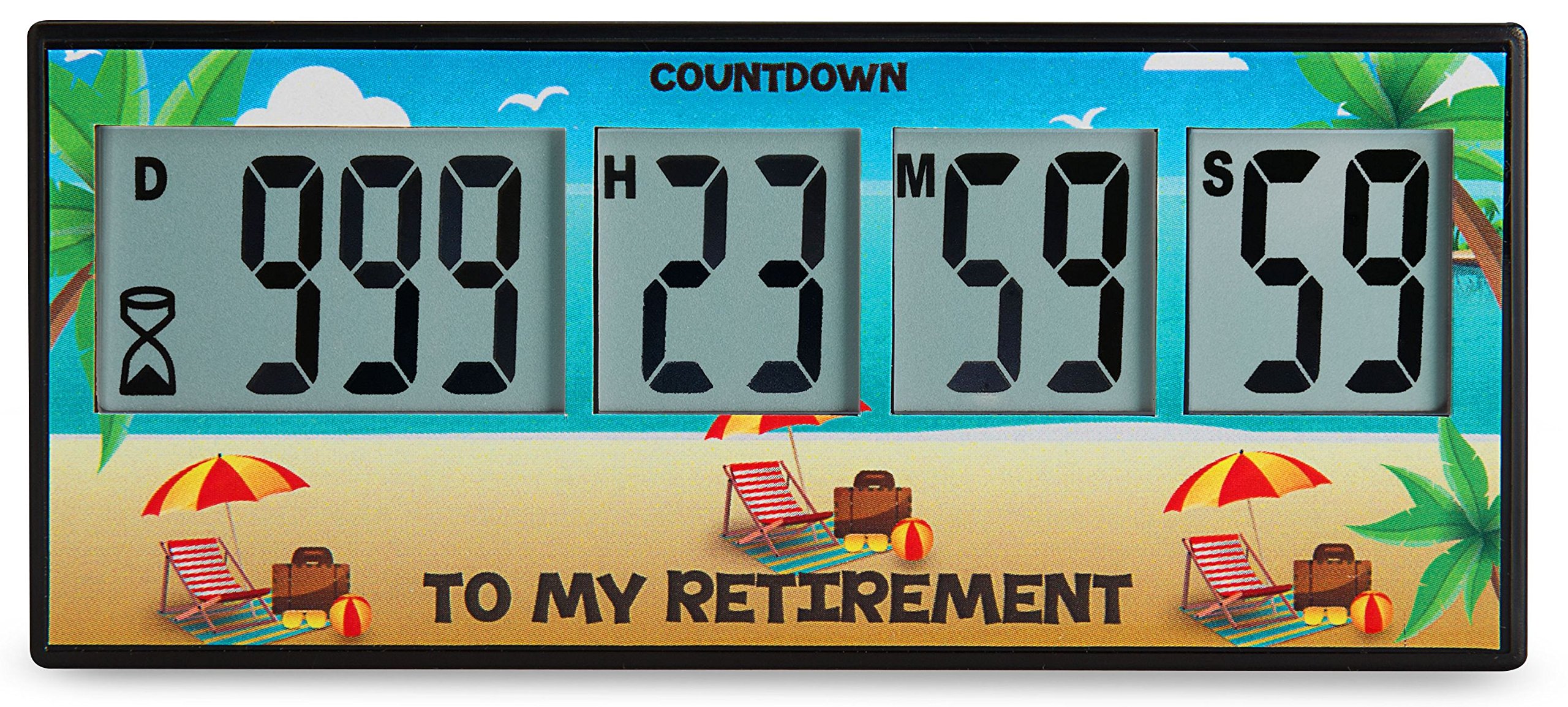 Retirement Timer up to 999 Days, Countdown and Alarm by Cirbic (Retirement)