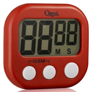 Ozeri Event Kitchen Timer, Red