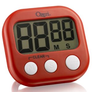 Ozeri Event Kitchen Timer, Red