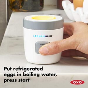 OXO Good Grips Digital Egg Timer with Piercer,White,One Size