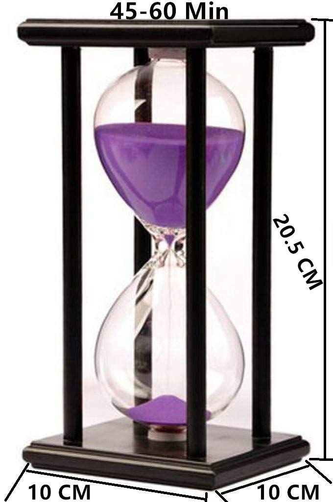 Hourglass Timer for 60 Minutes Sandglass Timer for Kitchen Living Room Home Office Desk Bedroom Festival School Game Sand Timer Sandglass Timer 60