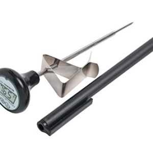 Digital Cooking Candy Liquid Thermometer with Stainless Steel Pot Clip, Quick Read, Battery Included