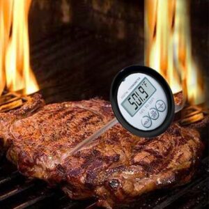 Digital Cooking Candy Liquid Thermometer with Stainless Steel Pot Clip, Quick Read, Battery Included