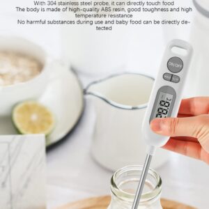 Meat Thermometer, Waterproof Food Thermometer, Instant Read Digital Cooking Thermometer for Kitchen Cooking BBQ Sugar Jam Water Meat Milk