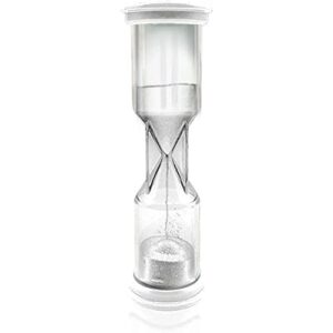 1st Choice 1 Minute Sand Timer (1), White, Kitchen Timer