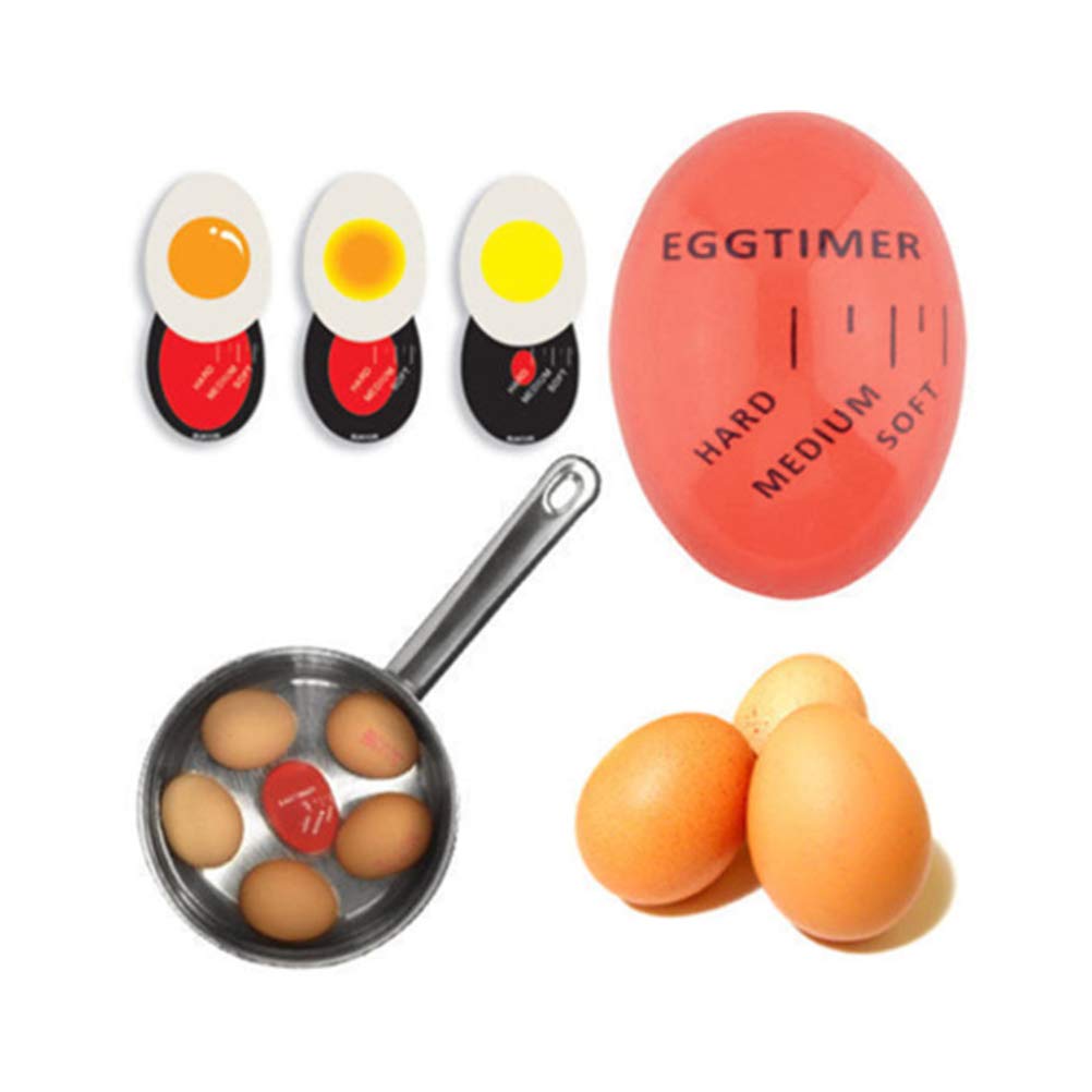 Egg Timer, Hard and Soft Boiled Color Changing Indicator, Colour Changing Boiled EggTimer, Nice Egg Timer, Boiled Egg Timer