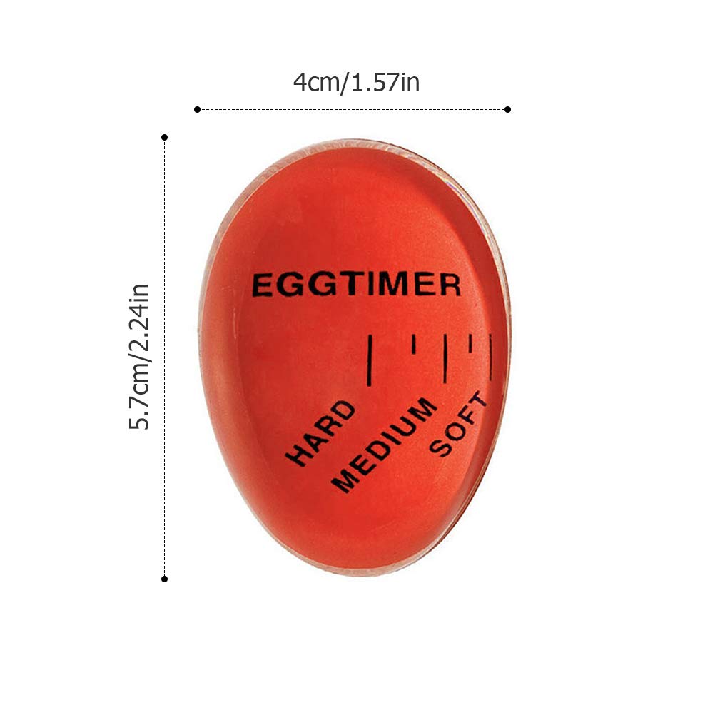 Egg Timer, Hard and Soft Boiled Color Changing Indicator, Colour Changing Boiled EggTimer, Nice Egg Timer, Boiled Egg Timer