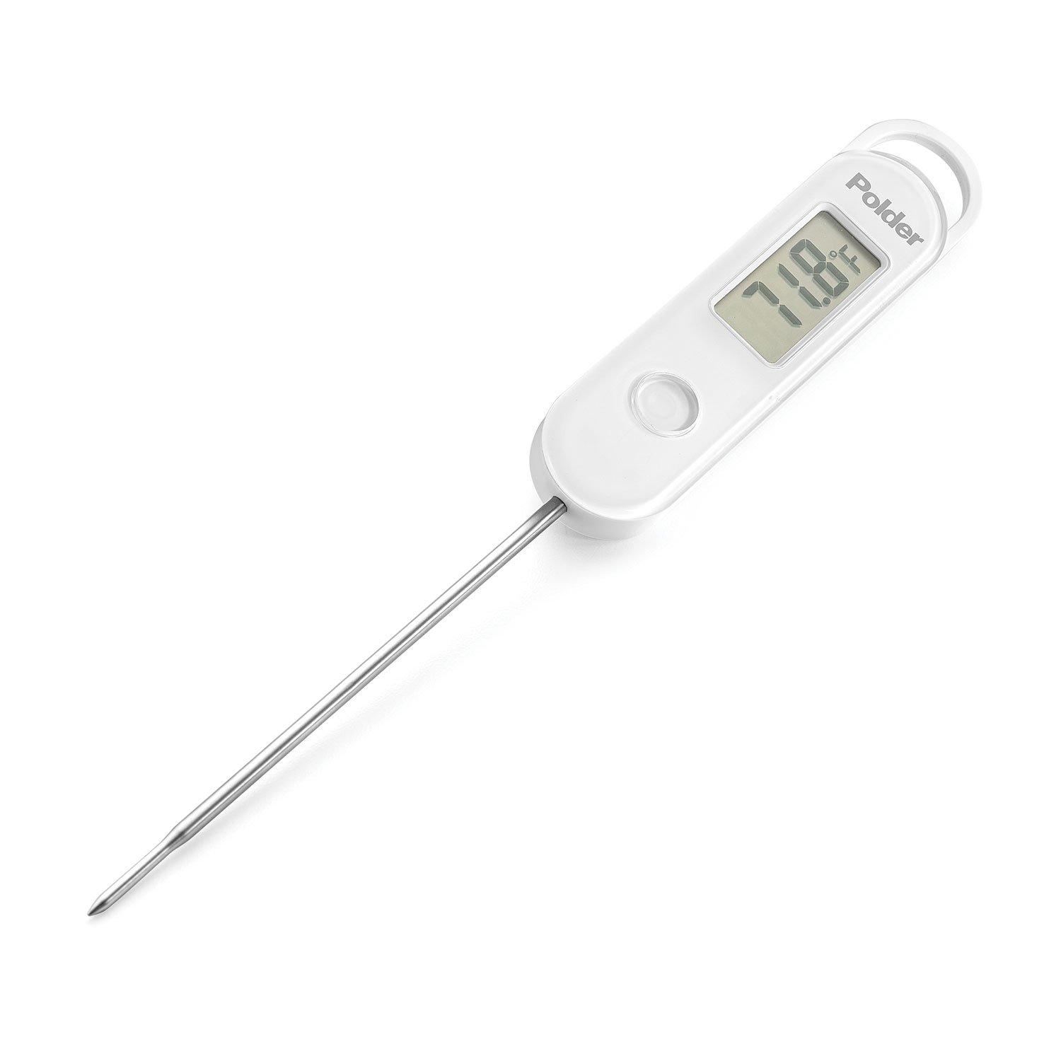 Polder Stable-Read Instant Read Thermometer, Digital Thermometer for Cooking, Food Thermometer, Cooking Thermometer with Easy-to-Read Digital Display