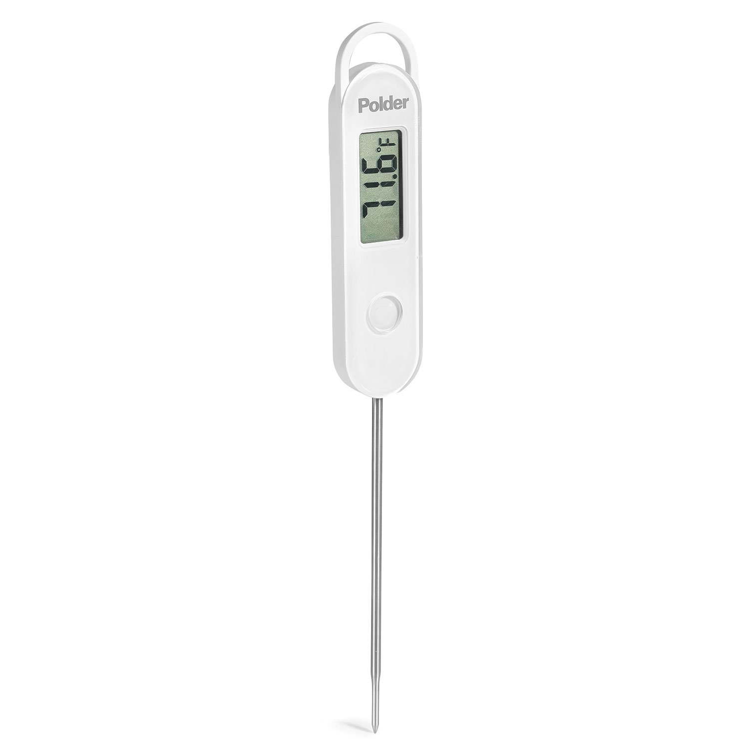 Polder Stable-Read Instant Read Thermometer, Digital Thermometer for Cooking, Food Thermometer, Cooking Thermometer with Easy-to-Read Digital Display