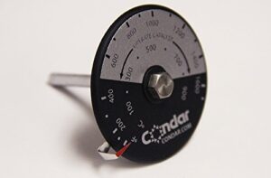 condar dutchwest stove catalytic probe thermometer (3-194) 2 1/8 inch probe.