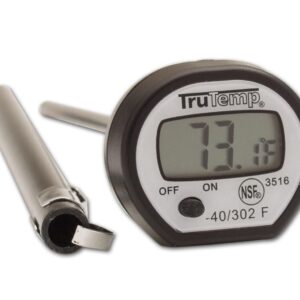 Taylor RA14260 Digital Instant Read Thermometer, apple, Black