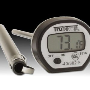 Taylor RA14260 Digital Instant Read Thermometer, apple, Black