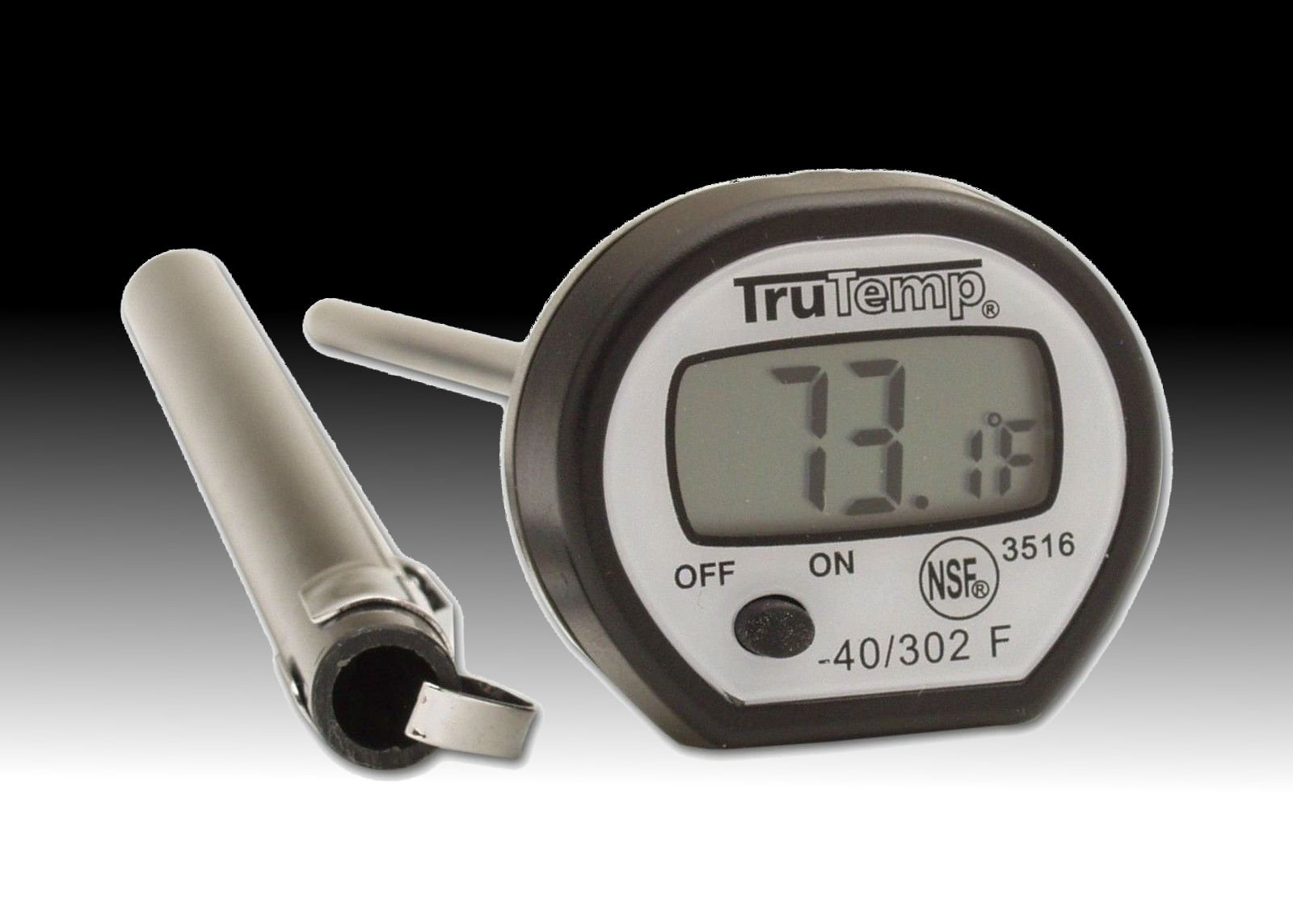 Taylor RA14260 Digital Instant Read Thermometer, apple, Black