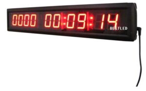 bestled red days countdown clock 10 digits count up 10000 days hours minutes seconds led large digital countdown clock ir remote control aluminum case