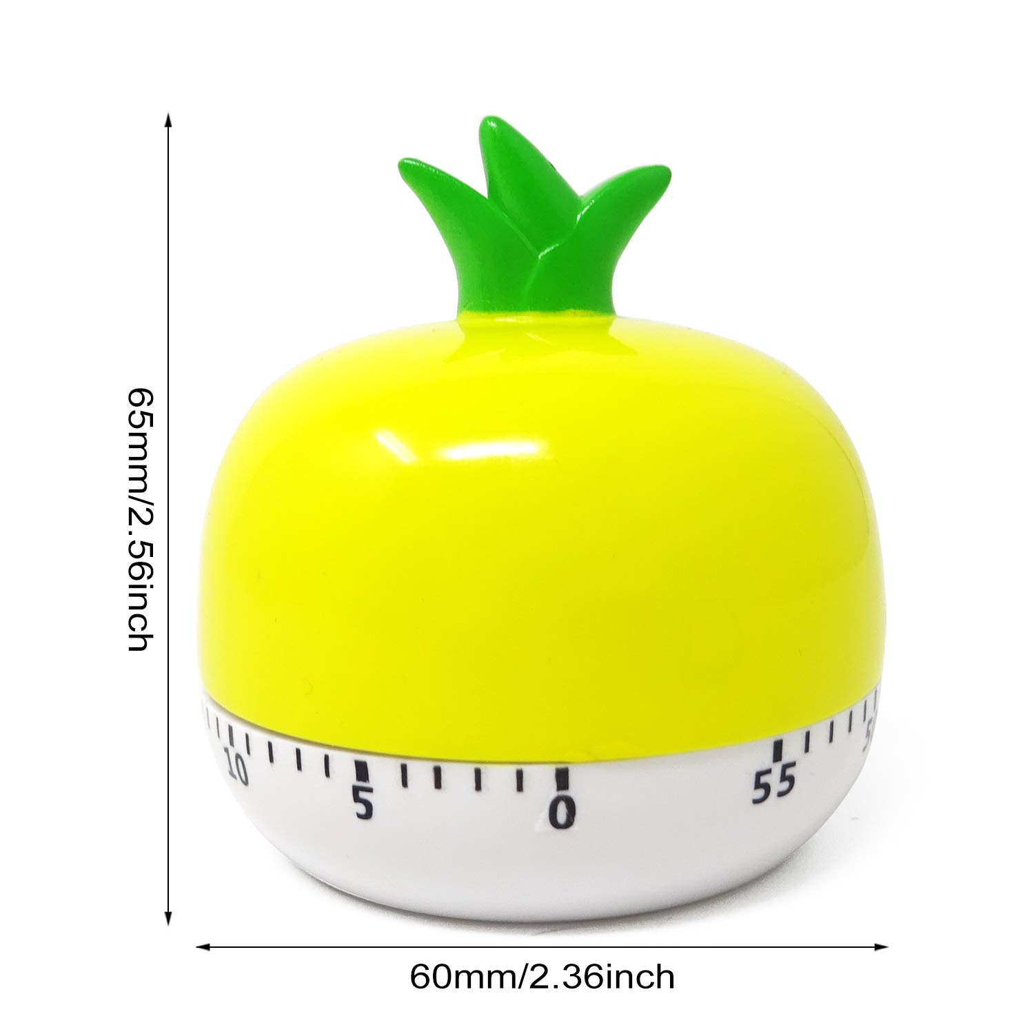 yueton Cute Vegetables 60 Minutes Cooking Mechanical Timer temporizador for Kitchen Alarm Home Desktop Decor