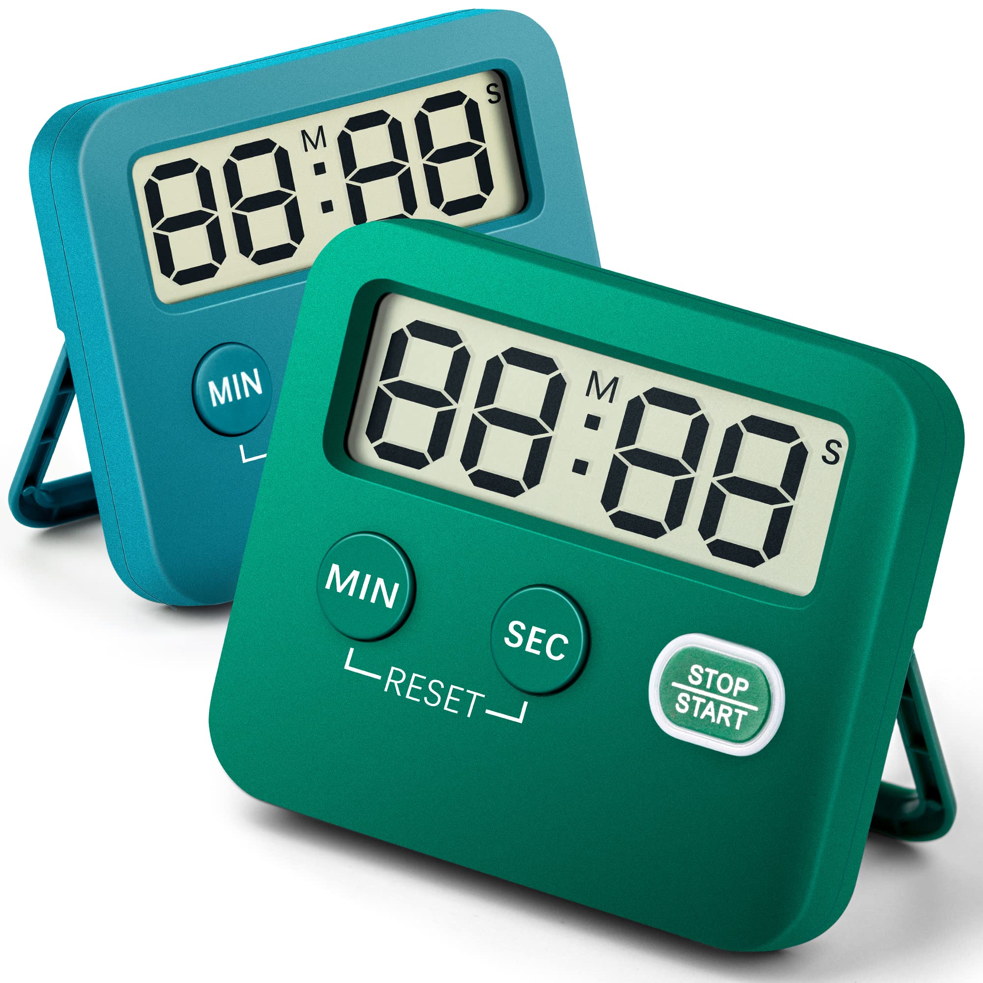 Timers, 2 Pack Silent Classroom Timer for Kids Teachers Students