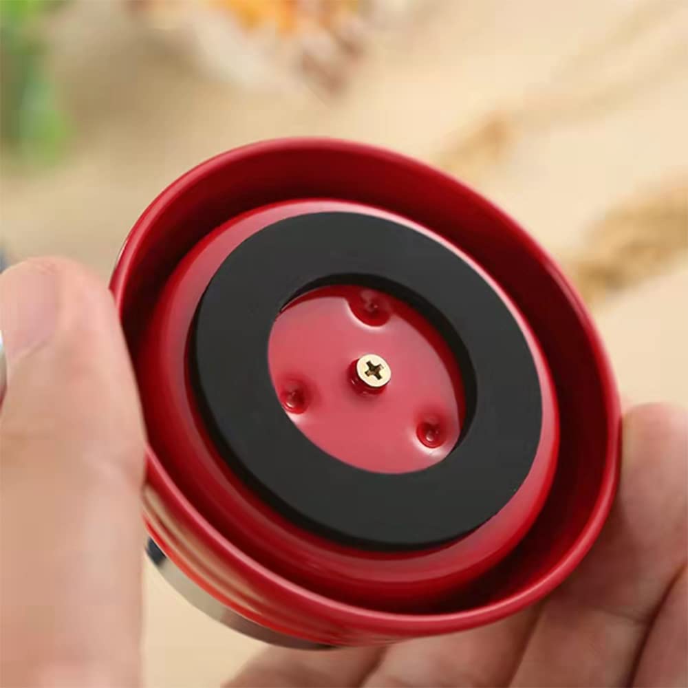 Mechanical Timer, Kitchen Timer Reminder Management Timer 360 Degree Rotation, Kitchen Countdown, Children, Teachers, Classroom time Management Tools, Learning (red)