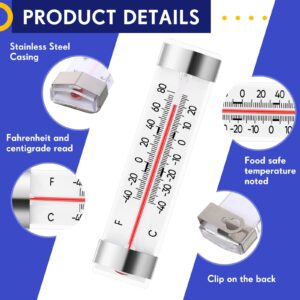 30 Pack Freezer Thermometer Cooler Hanging Fridge Thermometer Refrigerator Freezer Thermometer for Restaurant Home Kitchen Temperature Supplies